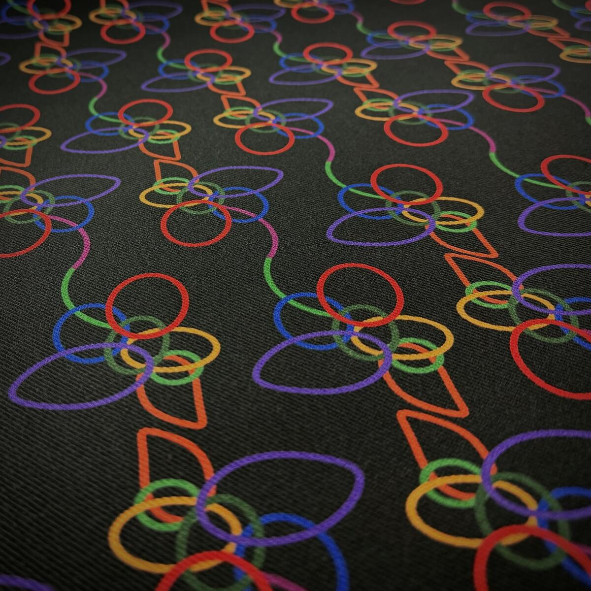 Bull Denim Fabric Printing
