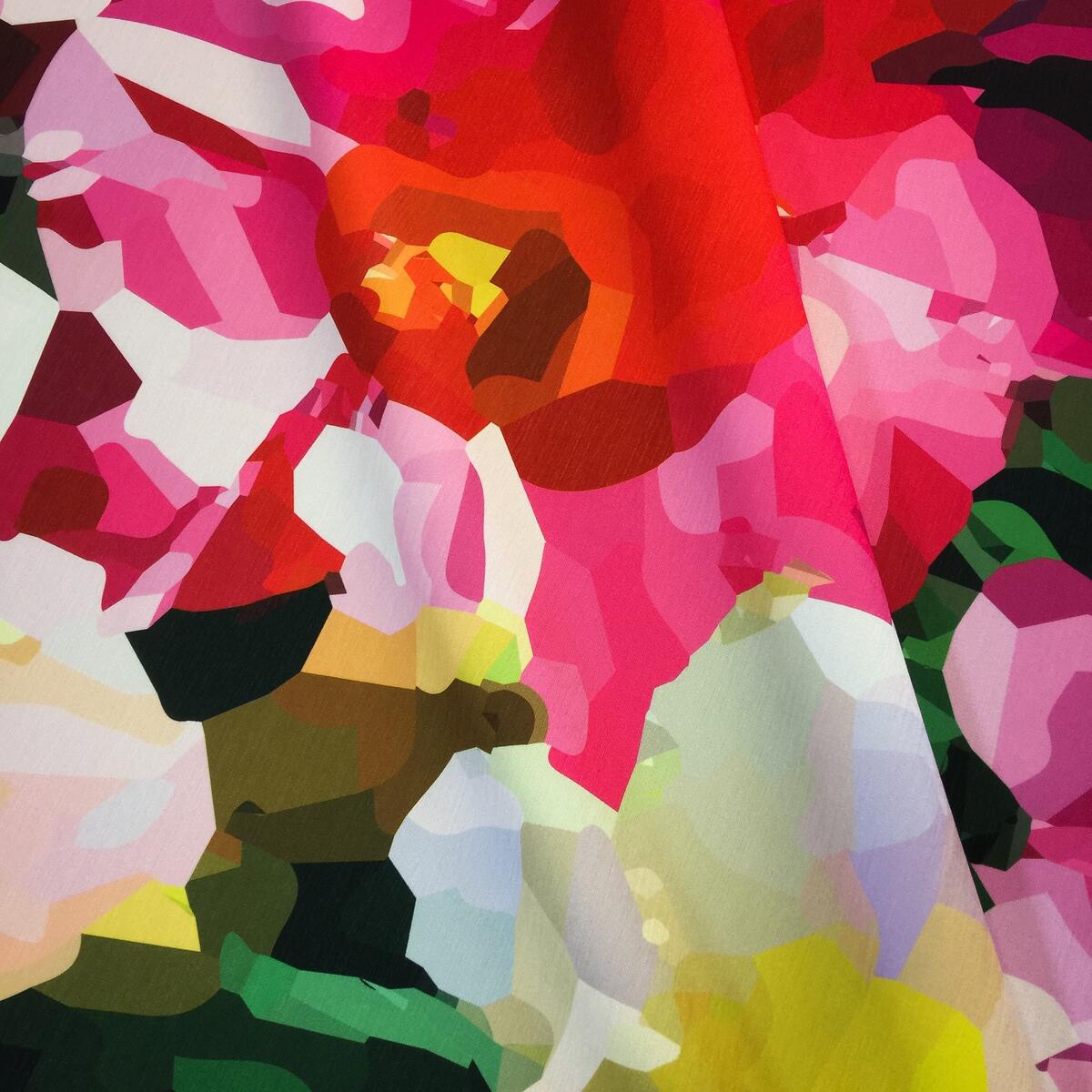 Chenille Fabric Printing