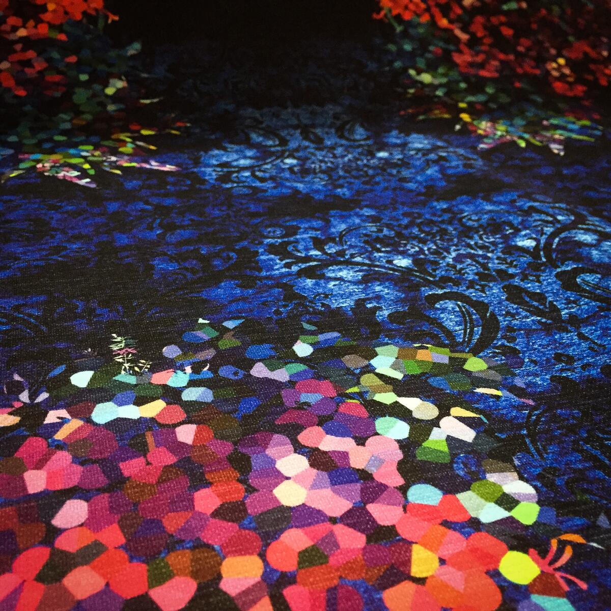 Chenille Fabric Printing