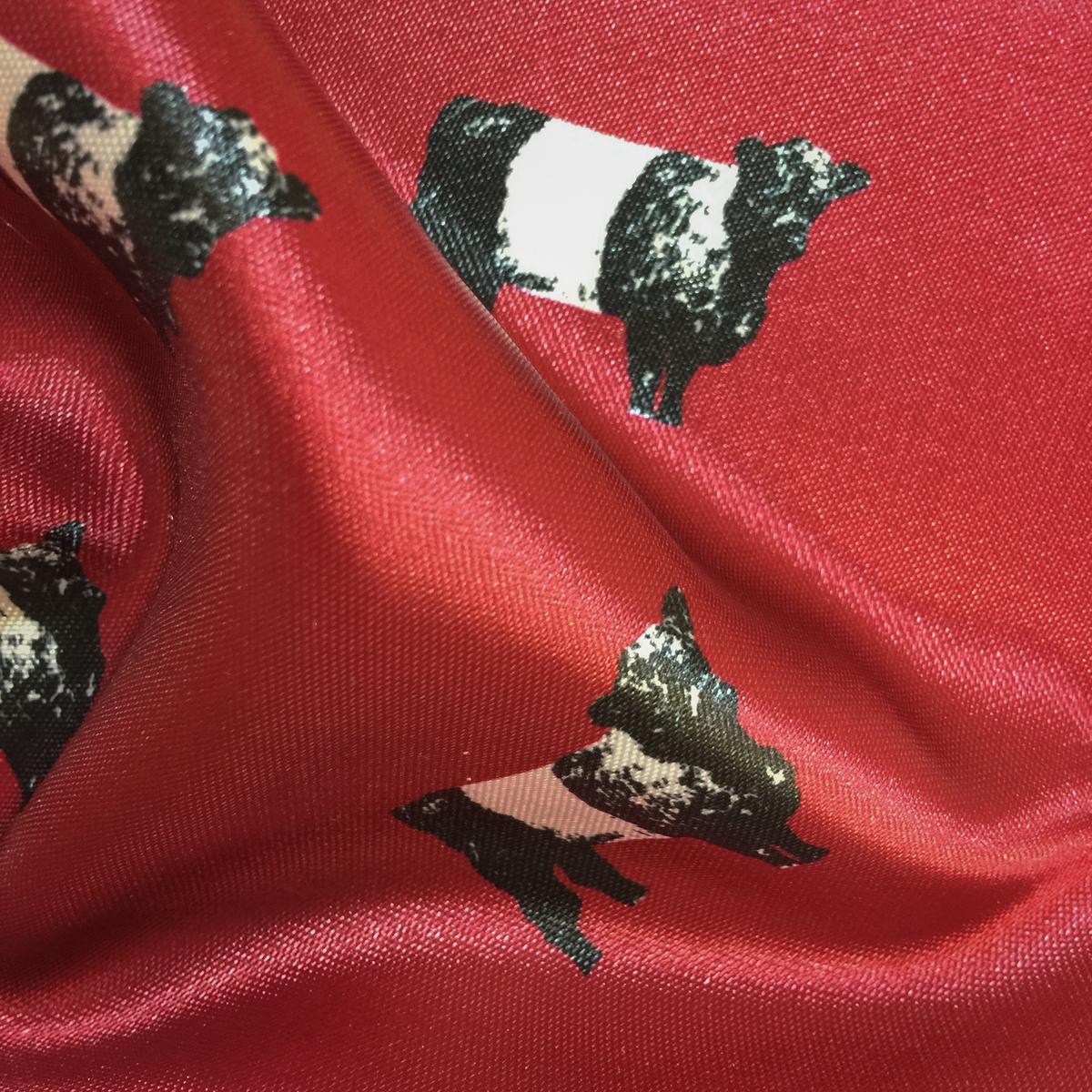 Satin Fabric Printing