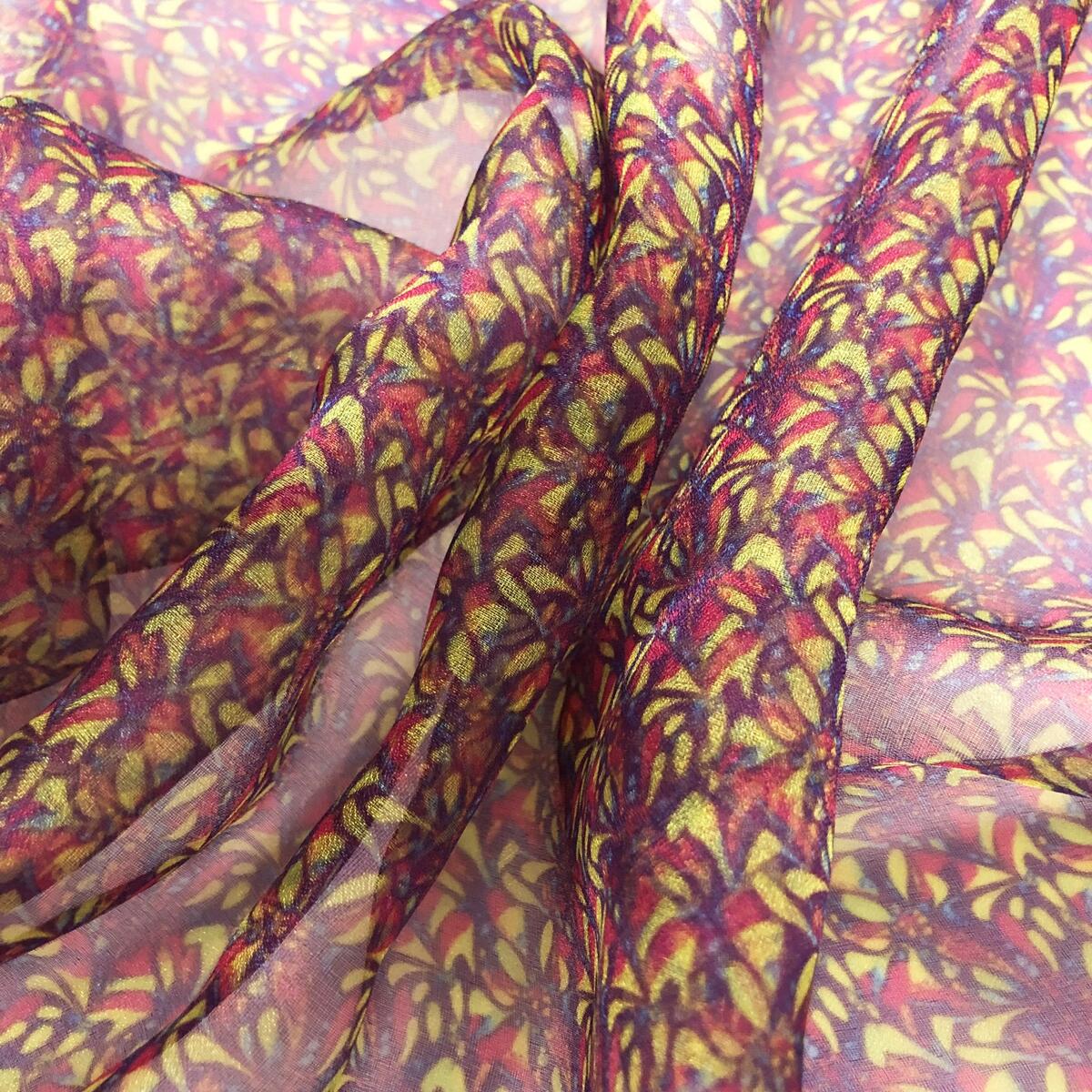 Crystal Organza Printing
