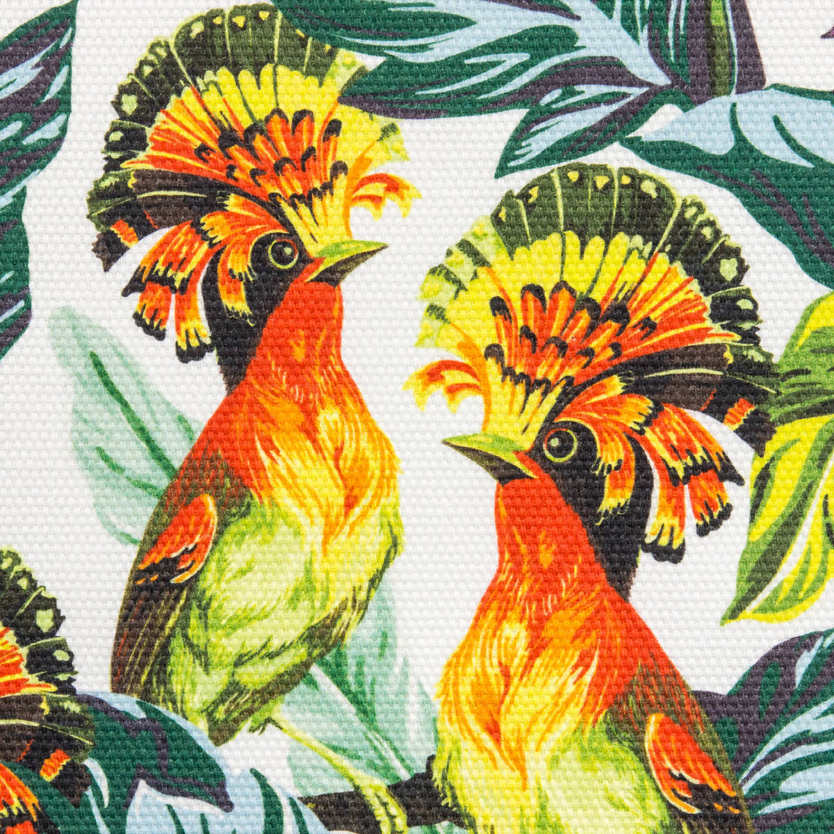 Custom Printed Cotton Hopsack Fabric